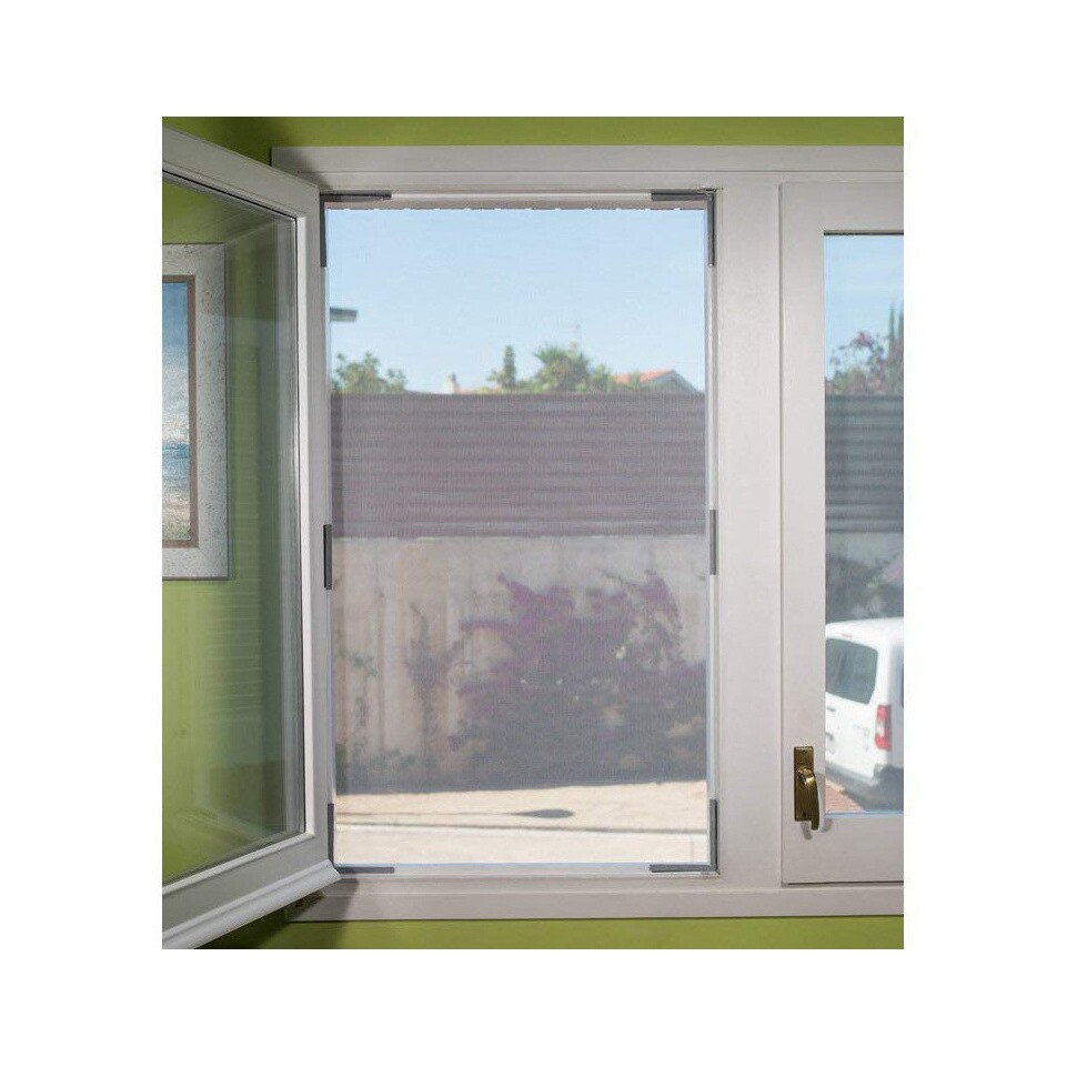 Plasa tantari fereastra cu banda magnetica 150x180 cm, anti-insecte ...