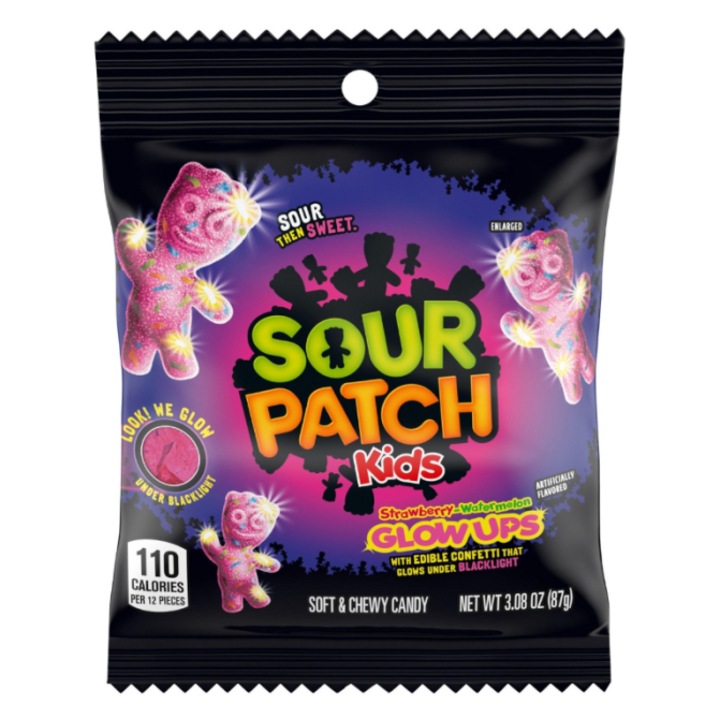 Jeleuri Sour Patch Kids Glow Ups 87 g - eMAG.ro