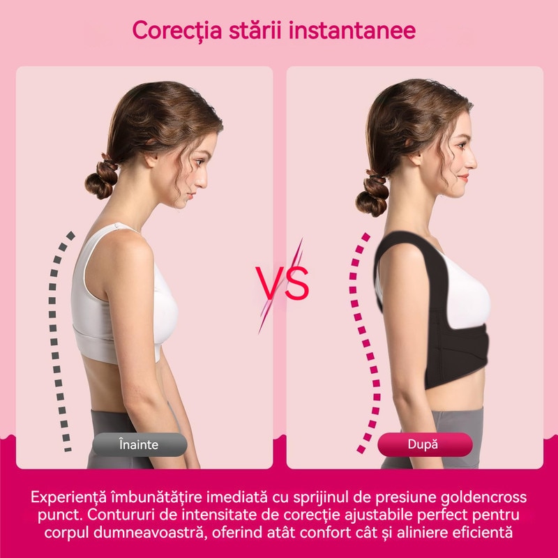 Corector de postura YSBER pentru indreptare spate, coloana si umeri ...