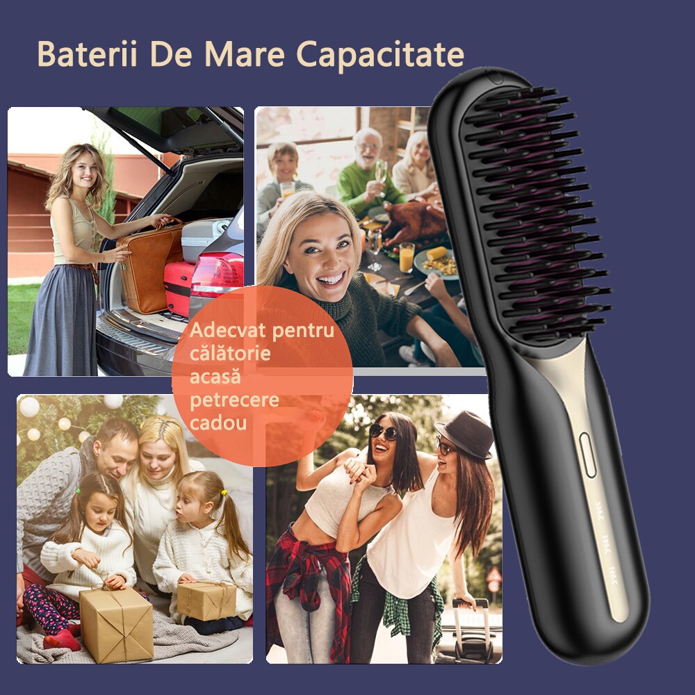 Perie de Indreptat par electrica, Mini Perii indreptat parul, invelis ...