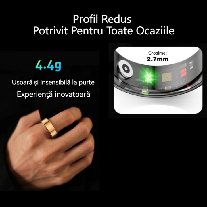 Inel smart monitorizare sanatate, AjieQaQ, Inel Smart Monitorizare ...