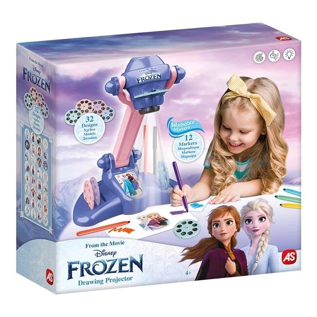 Set Proiector Desen Frozen AS +4 ani - eMAG.ro