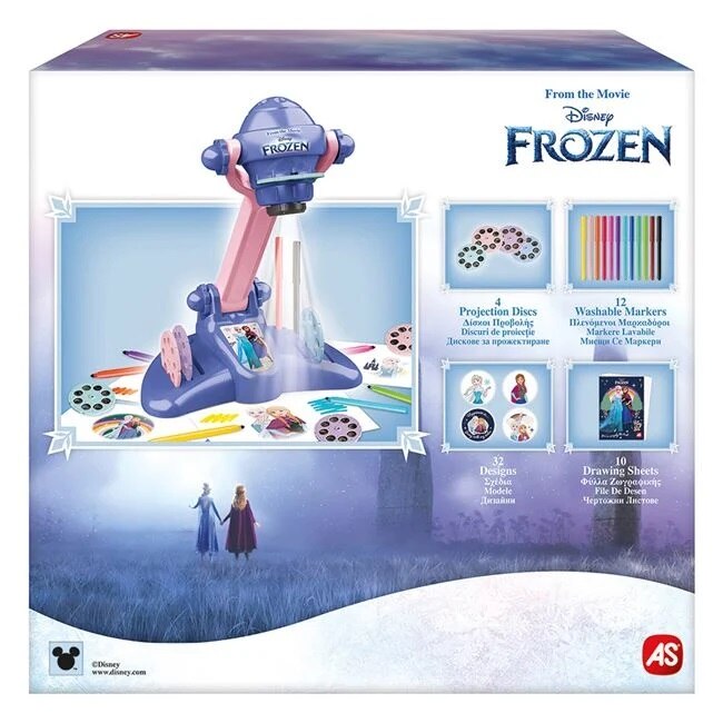 Set Proiector Desen Frozen AS +4 ani - eMAG.ro