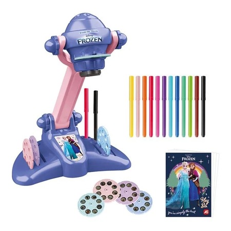 Set Proiector Desen Frozen AS +4 ani - eMAG.ro