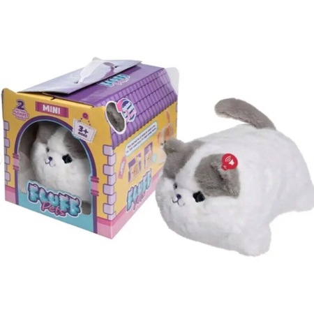 Animalut de plus interactiv Fluff Pets Mini VICTINY® model alb ...