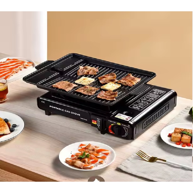 Mini Aragaz Camping pe Gaz ZMAT®, Functioneaza cu butelie Butan, pentru ...