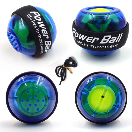 Minge fitness Powerball, 7x5,7cm, set cu snur pentru antrenament ...