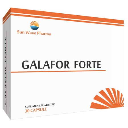 Хранителна добавка Galafor Forte Sun Wave Pharma, 30 капсули - eMAG.bg