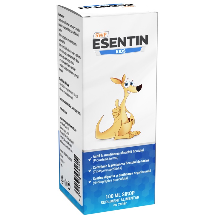 Esentin Kids Sirop, Sun Wave Pharma, 100ml - eMAG.ro