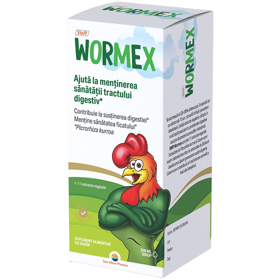 Wormex, Sun Wave Pharma, Cyperus rotundus, Punica granatum pentru ...