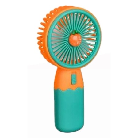 Ventilator portabil CARODIS pentru copii, model portocala, 16 cm, USB ...