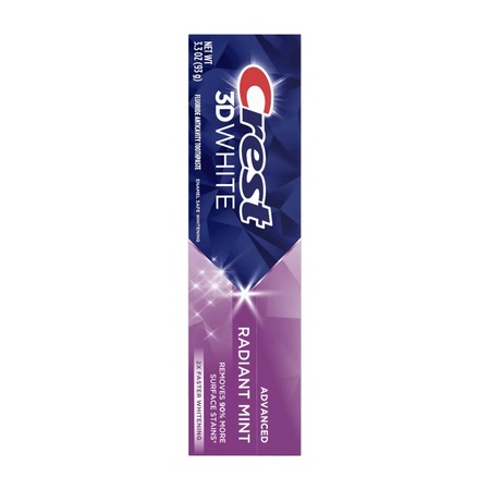 Pasta de dinti, Crest, 3d white, Albire, 93 g, Cu fluor, Aroma de menta ...