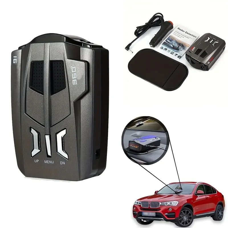 Detector radar V9 Detector radar laser pentru masini si camionete cu 16 ...