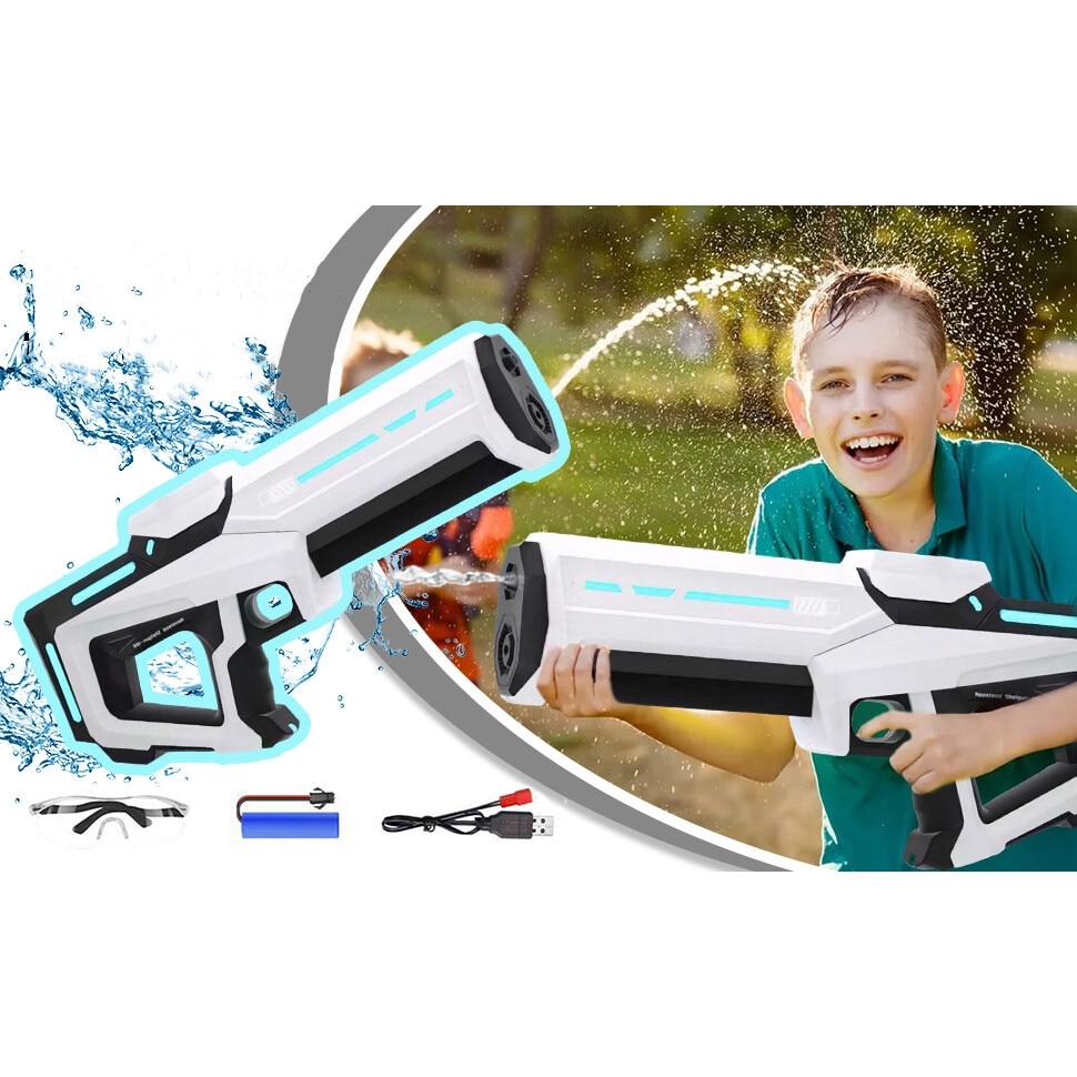 Pistol cu Apa Electric Giftry®, 500 ml, Reincarcare Automata 12 sec ...