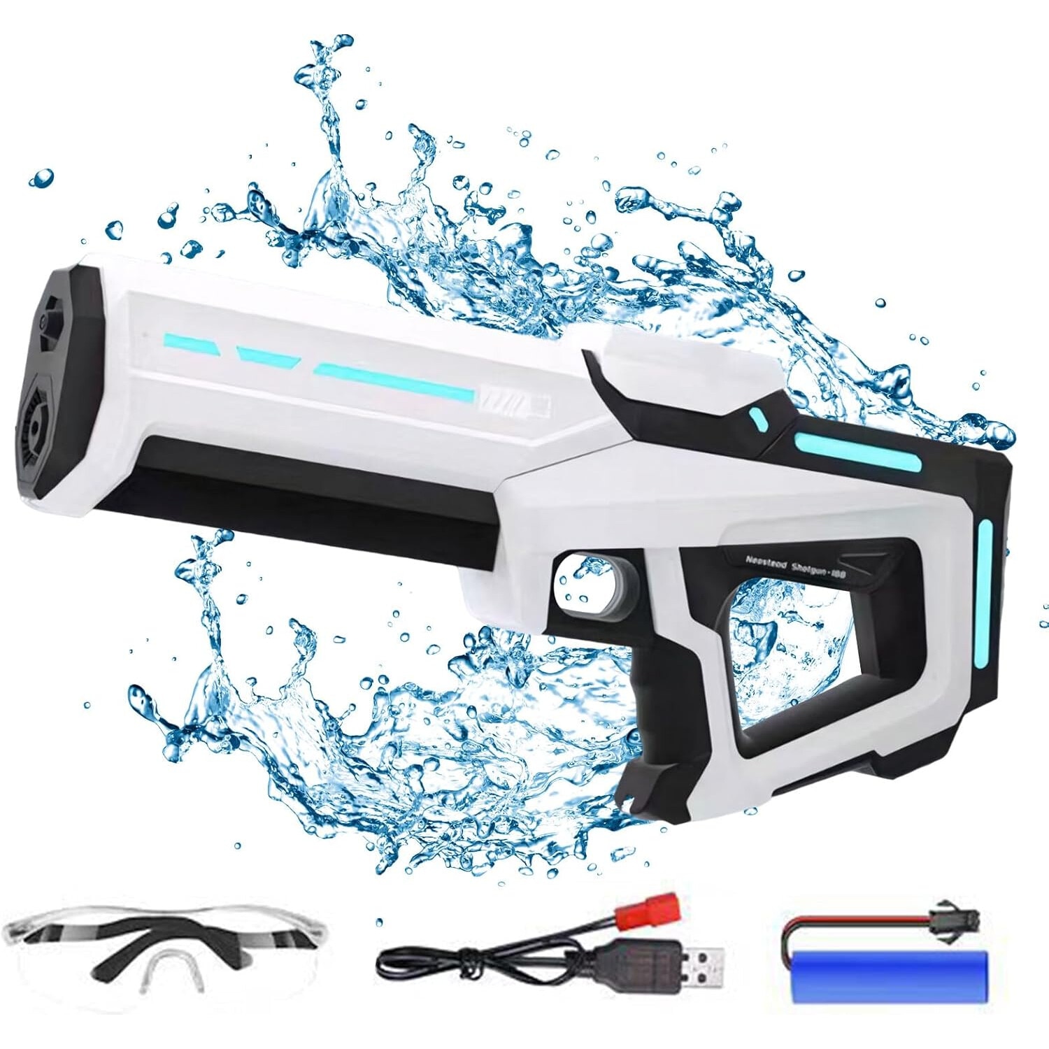 Pistol cu Apa Electric Giftry®, 500 ml, Reincarcare Automata 12 sec ...