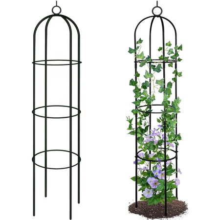 Arc de flori din metal, John Green, pergola de gradina solida, forma de ...