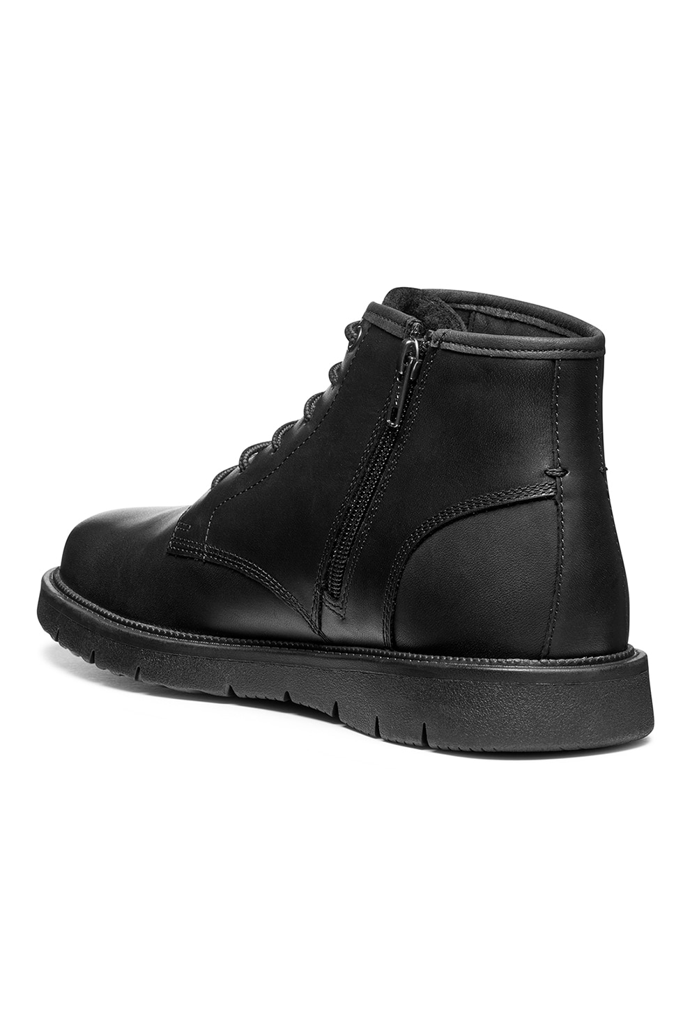 Geox, Ghete uni de piele, Negru, 44 - eMAG.ro