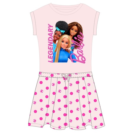 Rochie de vara din bumbac, Barbie Roz 128 CM - eMAG.ro