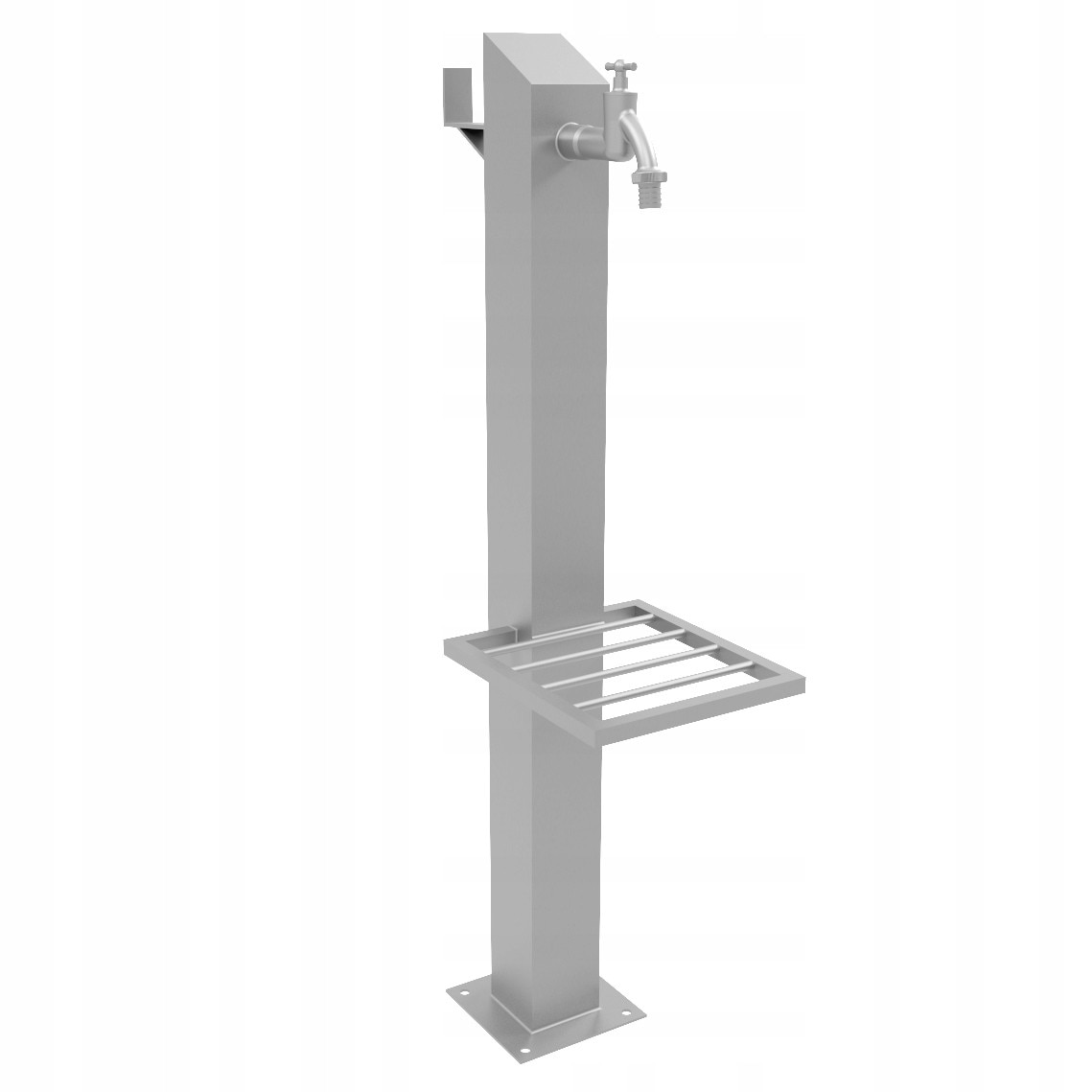 Cismea de gradina, MAT CHYRA, inox, 95 cm, cu suport pentru furtun ...