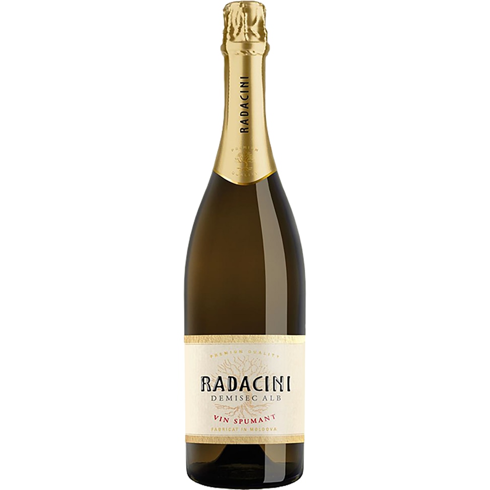 Vin spumant alb demisec, Radacini Chardonnay "Charmat", 0.75 l sgr - eMAG.ro