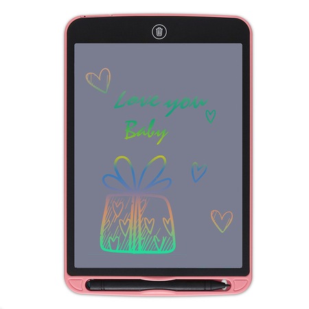 Tableta de scris LCD 10 inch roz, reutilizabila, cu stylus - eMAG.ro