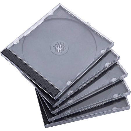 10 darabos CD-tok készlet, AMRINUGL, akril, elegáns dizájn, fekete ...