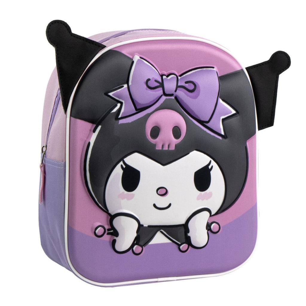 Rucsac Hello Kitty Kuromi 3D, geanta 27 cm - eMAG.ro
