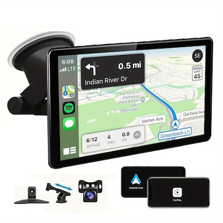 Ecran portabil pentru masina, WeGolden, 7 "HD Touchscreen Car Radio cu ...