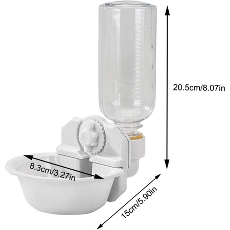 Adapatoare animale 500ML pentru hamster, iepure, chinchilla, porcusor ...
