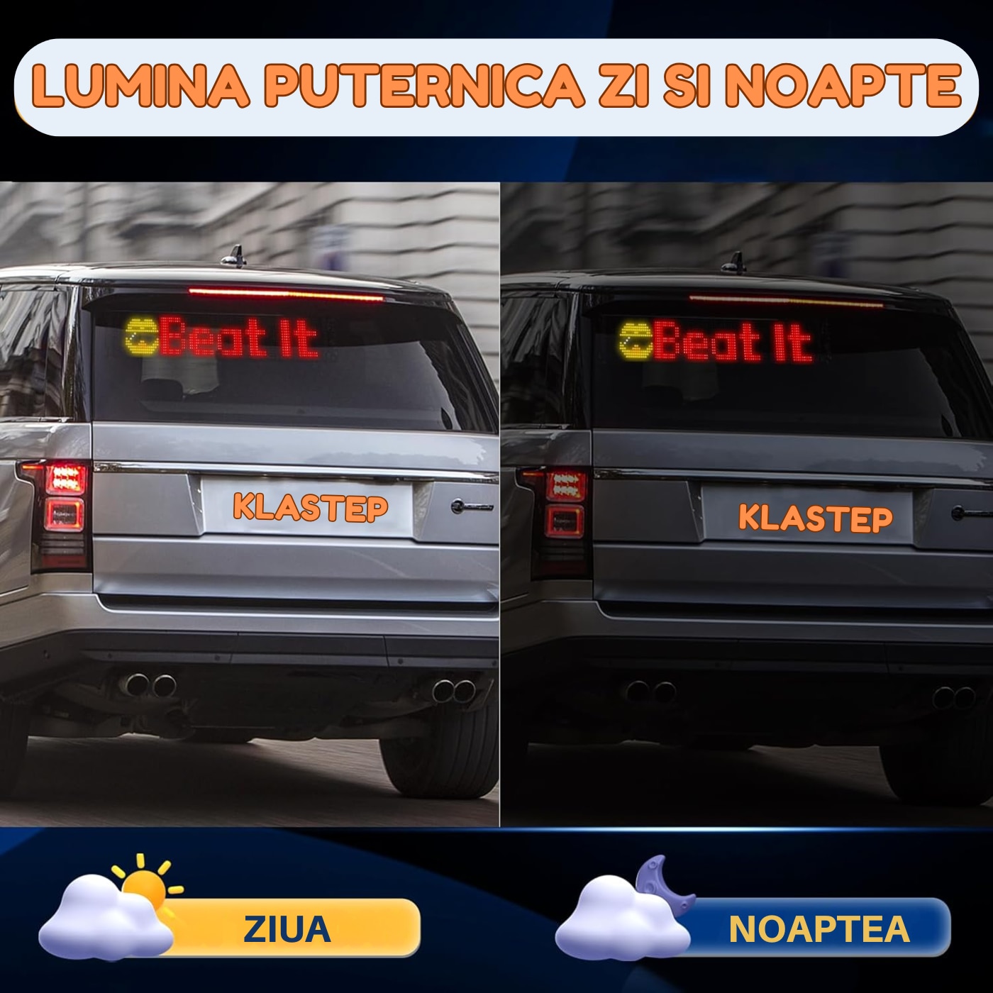 Afisaj LED Flexibil Programabil android si ipnone KLASTEP, Control prin ...