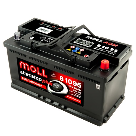 Baterie auto Moll start/stop plus AGM 95Ah 81095 - eMAG.ro