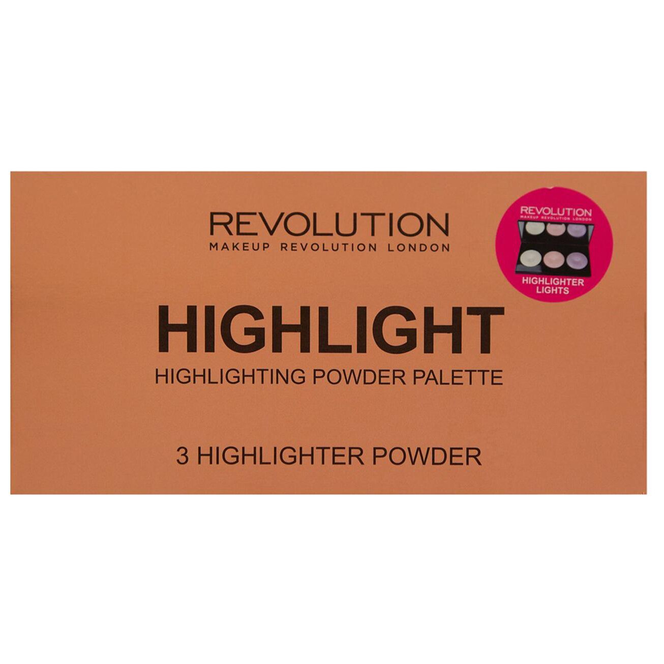 Палитра хайлайтъри Makeup Revolution Highlighter Palette Highlight, 15 ...