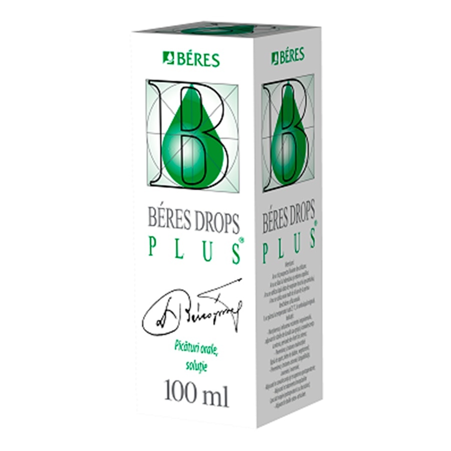 Beres Drops Plus picaturi orale solutie, 100 ml, Beres Pharmaceuticals ...