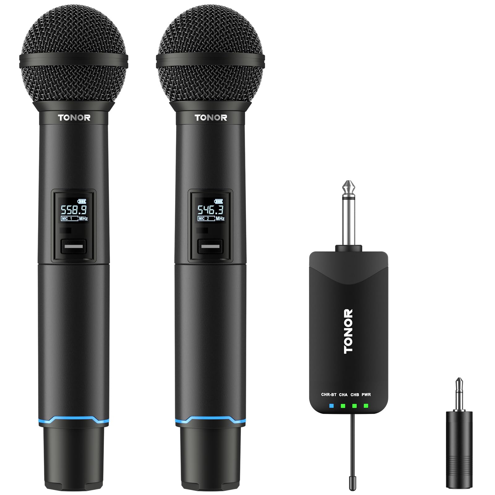 Microfon Wireless Tonor, Microfon Wireless Reincarcabil Bluetooth, Set ...