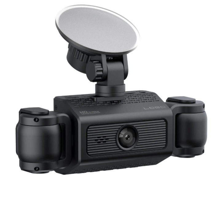 Camera video auto DVR, EM-S7, 4 lentile - vizibilitate completa ...