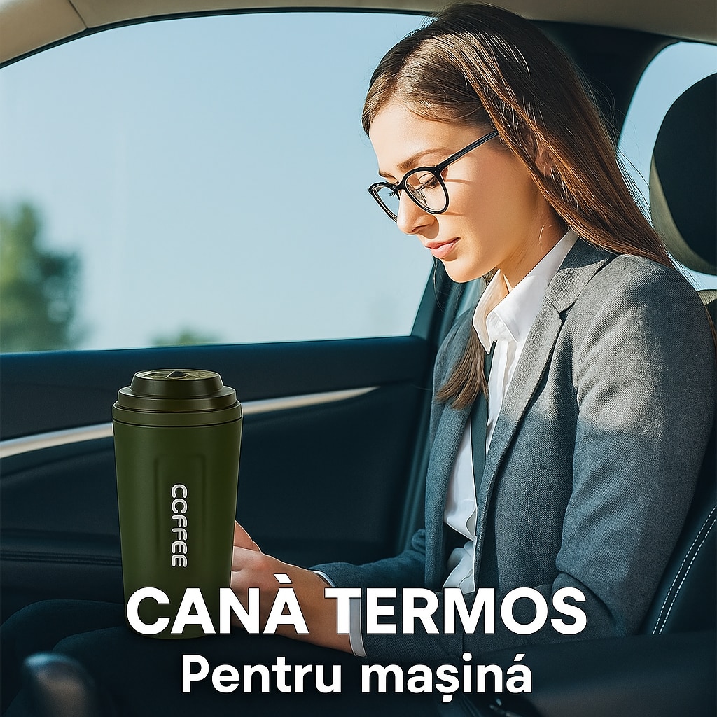 Cana Termos Smart display DIGIMAT®, afiseaza temperatura, fara scurgeri ...