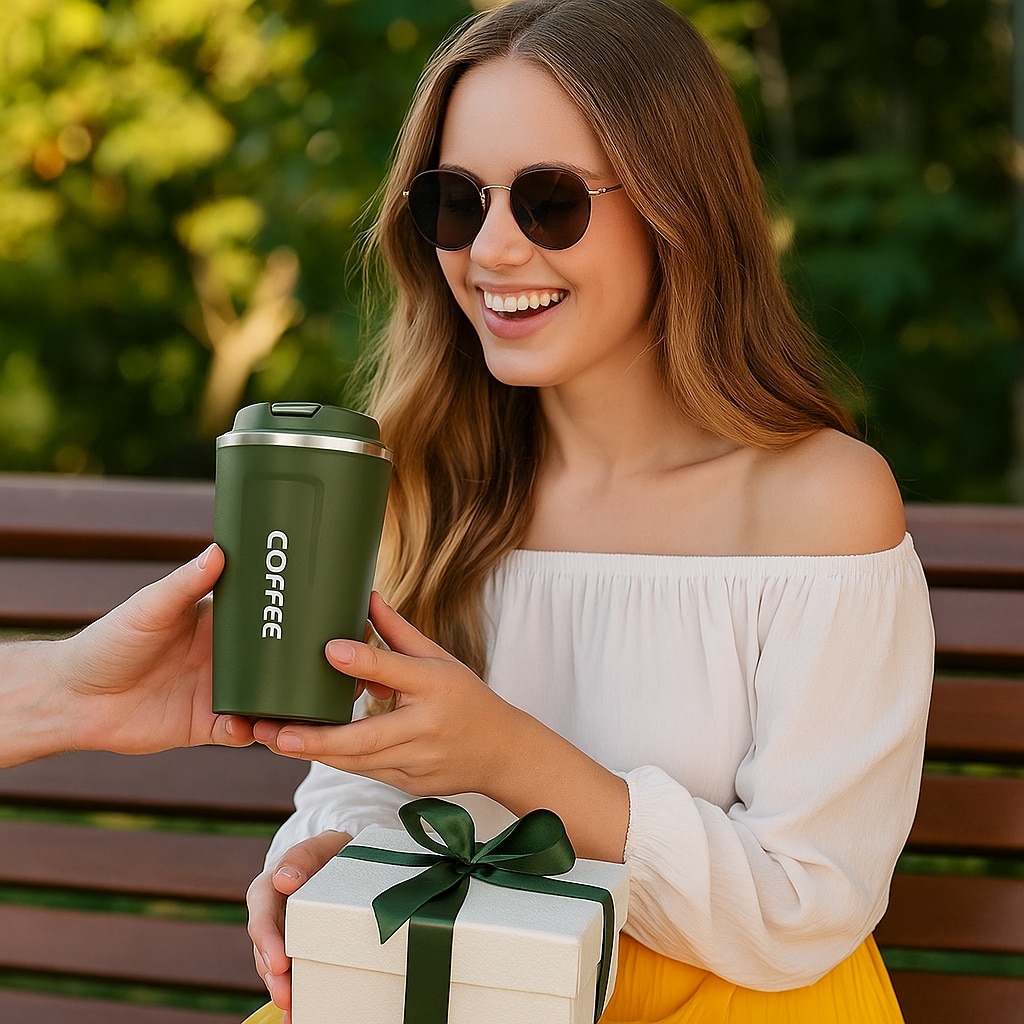 Cana Termos Smart display DIGIMAT®, afiseaza temperatura, fara scurgeri ...