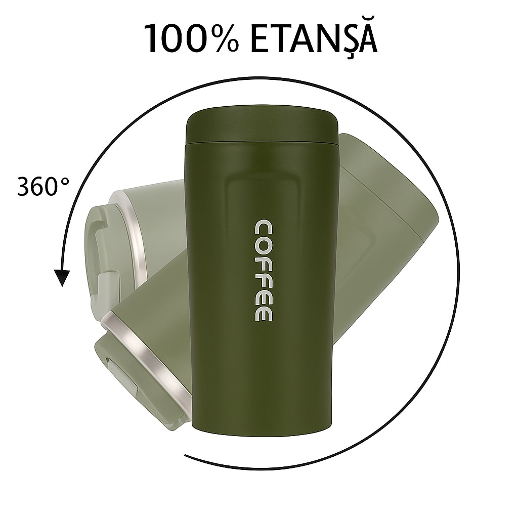 Cana Termos Smart display DIGIMAT®, afiseaza temperatura, fara scurgeri ...