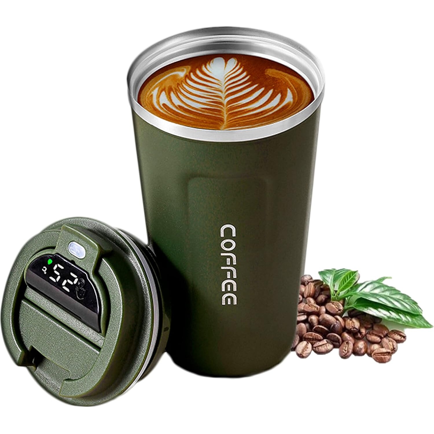 Cana Termos Smart display DIGIMAT®, afiseaza temperatura, fara scurgeri ...