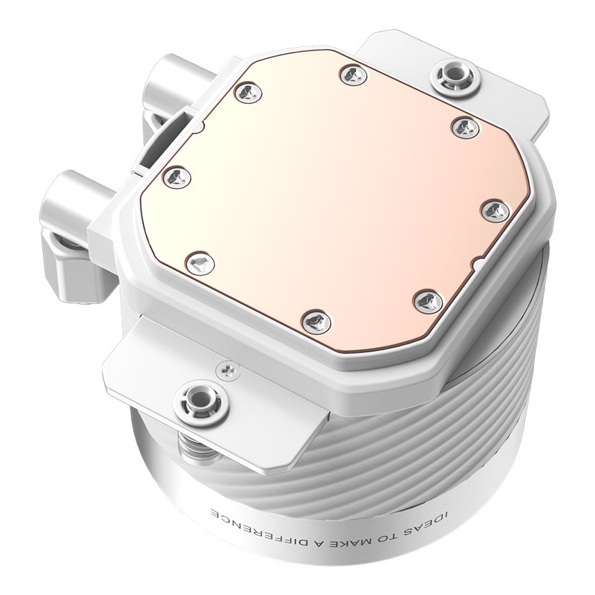 Cooler procesor cu lichid ID-Cooling FX360 Infinity White iluminare ...