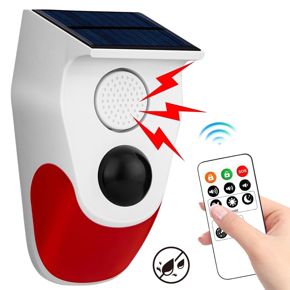 Kit Alarma Solara cu Senzor de Miscare, Noonedibs, Sirena de alarma in ...