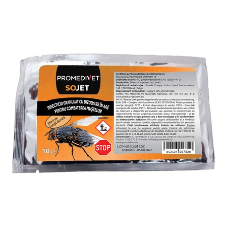 Insecticid Sojet impotriva mustelor 10 x 10 g - eMAG.ro
