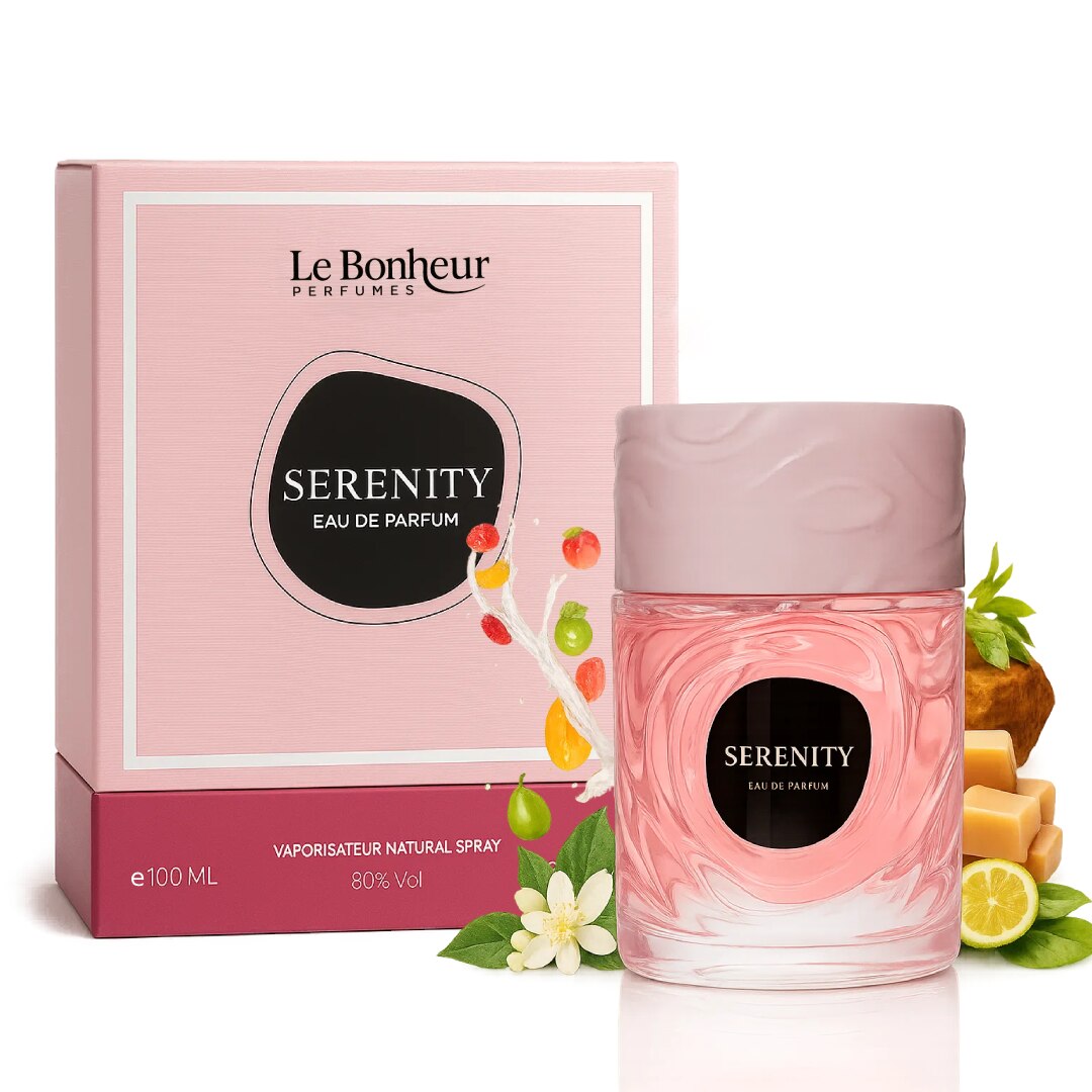 Parfum unisex, Le Bonheur Serenity, 100 ml, note citrice, flori ...