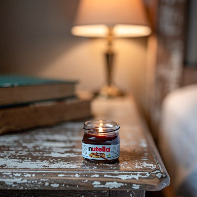 Lumanare Parfumata Handmade Nutella – Melted Moments, Ceara de Soia ...