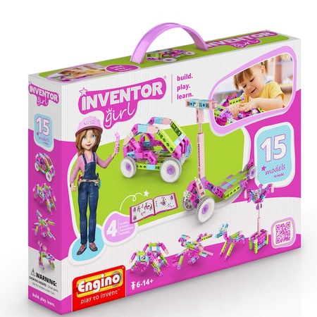 Joc de constructie creativ, ENGINO Inventor Girl 15 modele - eMAG.ro