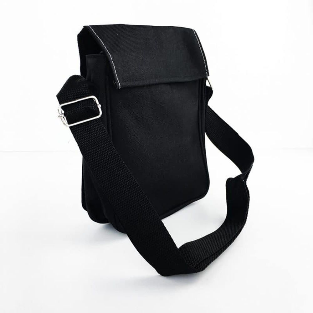 Geanta personalizata babymonster logo drip, negru, 18x20x6 cm - eMAG.ro