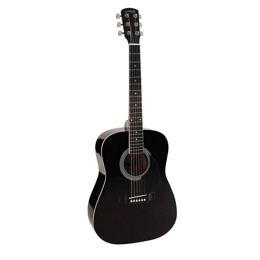 Chitara acustica Grimshaw Nashville GSD6034BK neagra 3/4 - eMAG.ro