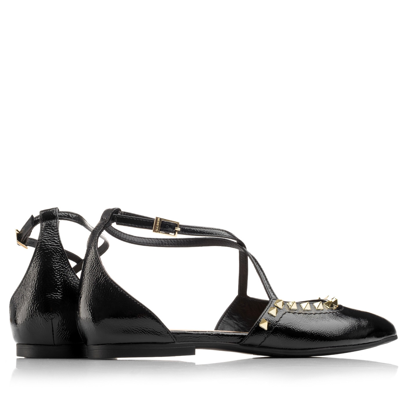 Balerini dama, Musette, BLAKE A10, Piele lacuita, Negru - eMAG.ro