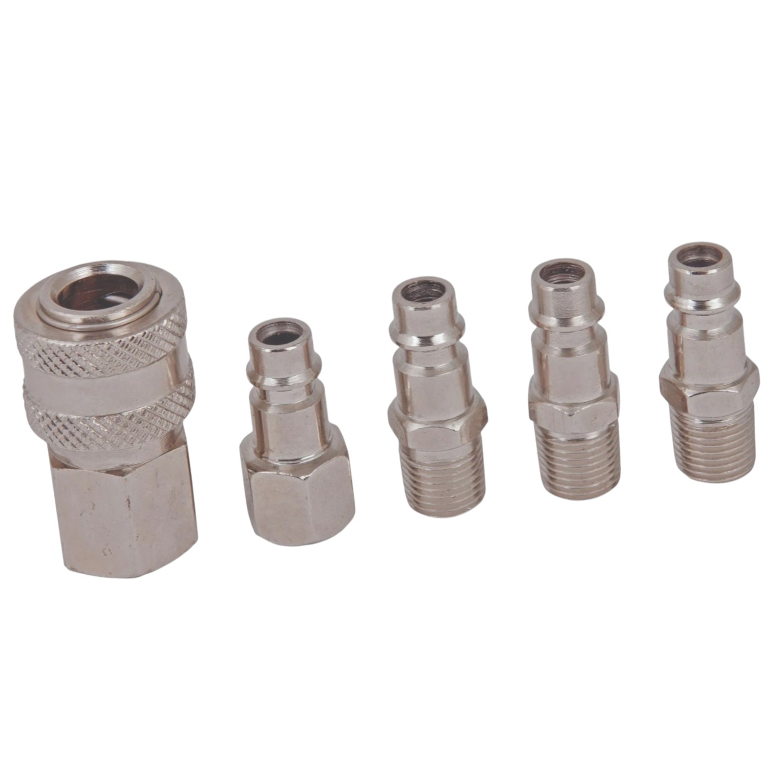 Set 5 cuple rapide Bspt 1/4 pentru furtunuri aer comprimat si scule ...