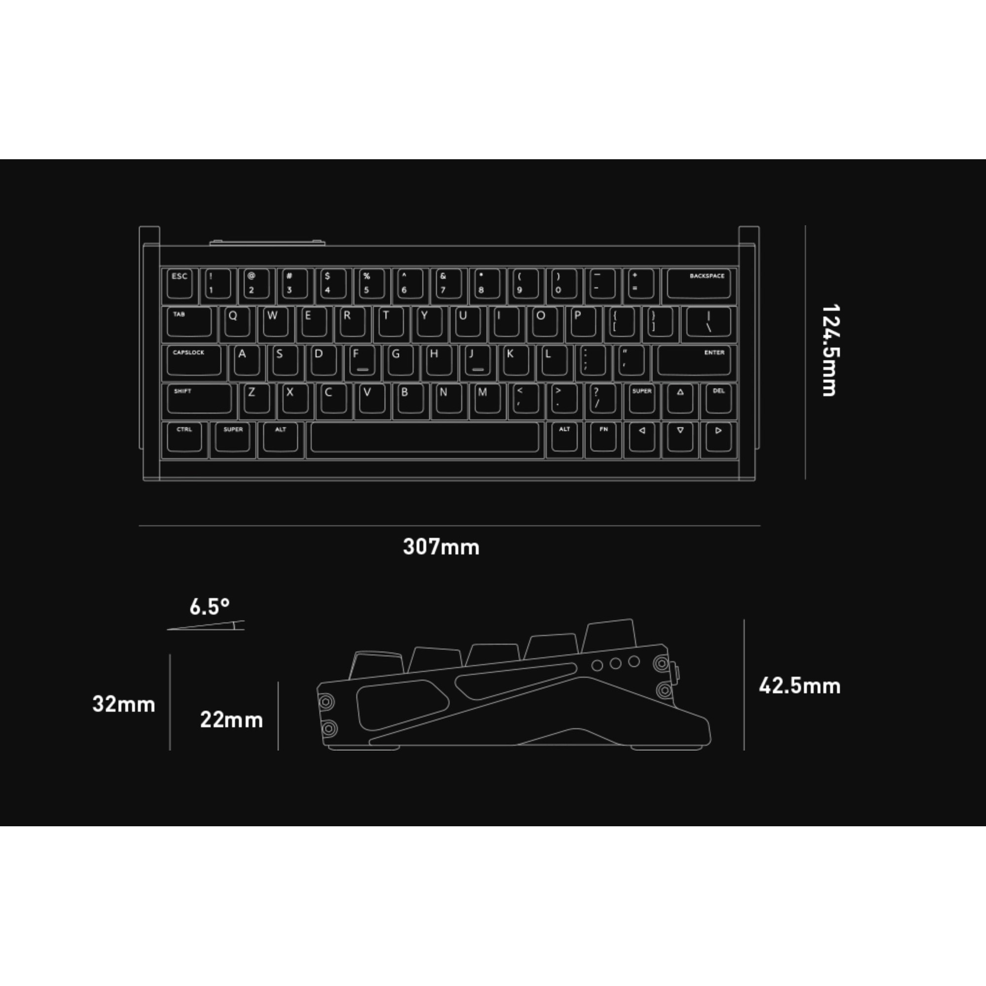 IQUNIX EZ63 Gaming клавиатура с магнитен превключвател Rapid Trigger ...